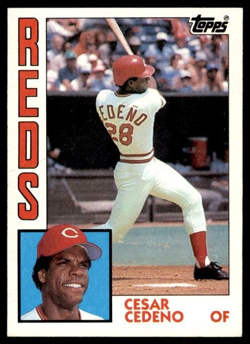1984 TOPPS CESAR CEDENO1 CINCINNATI REDS #725 | eBay