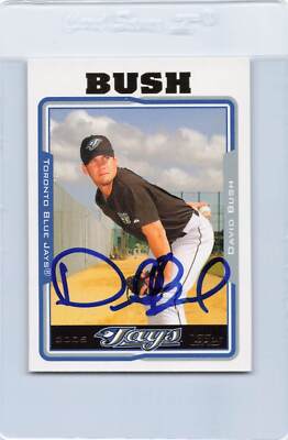 2005 Topps #522 David Bush Blue Jays Signed Auto *H7820 | eBay