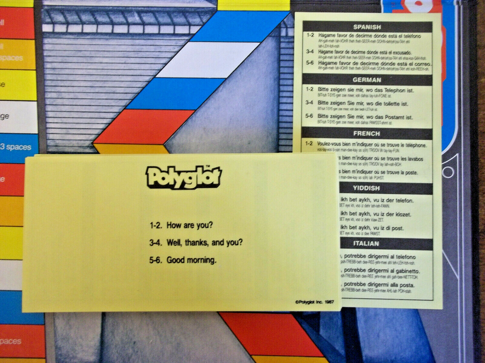 Polyglot, Game of International Languages, 1987, learn 6 languages | eBay