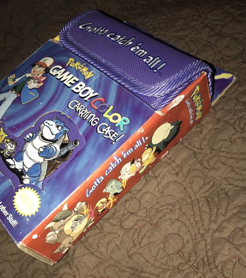 Pokemon Gameboy Color Carrying Case. Extremely Rare, New 1998-2000 | eBay