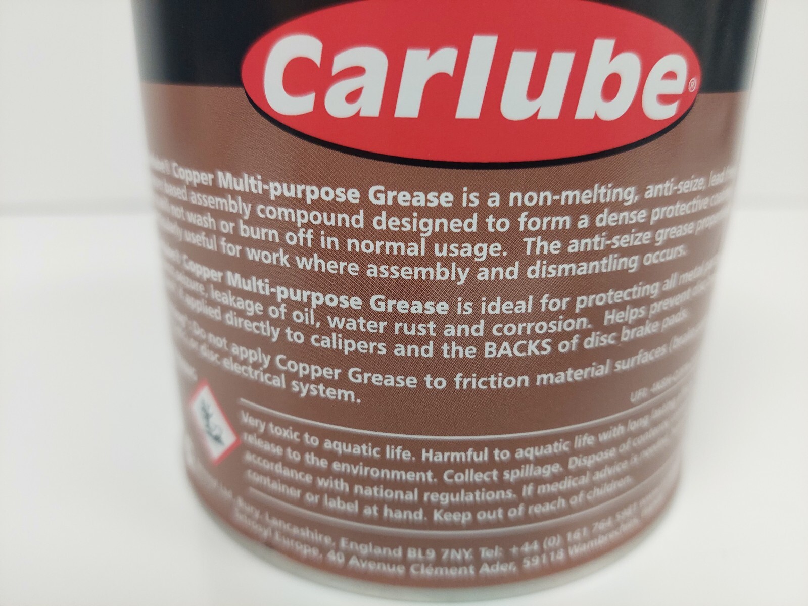 Carlube Copper Grease Multi Purpose 500g Complete with Free Delivery ...