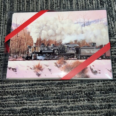 Leanin’ Tree Fine Art Christmas Cards - Sealed Box Of 12 - Trains ...