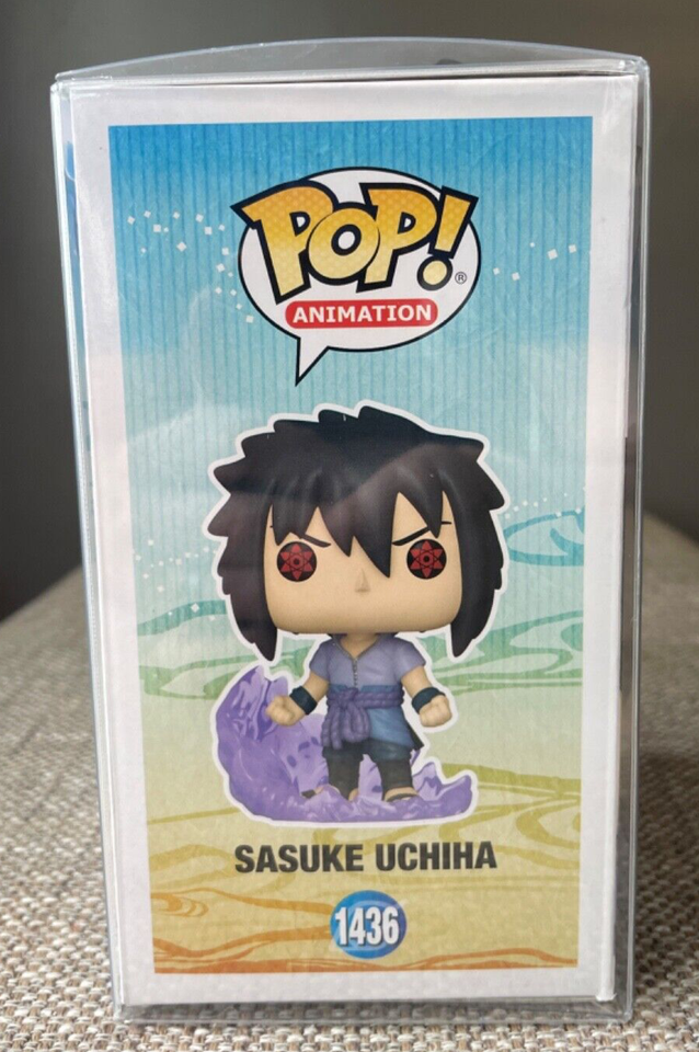 Funko Pop! Naruto Shippuden - Sasuke Uchiha #1436 with soft protector ...