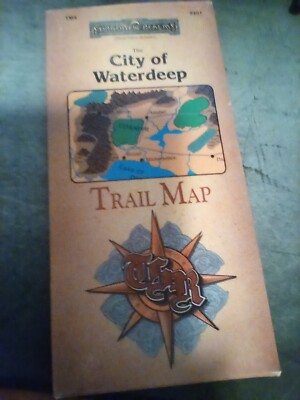 City of Waterdeep TSR Forgotten Realms Trail Map | eBay