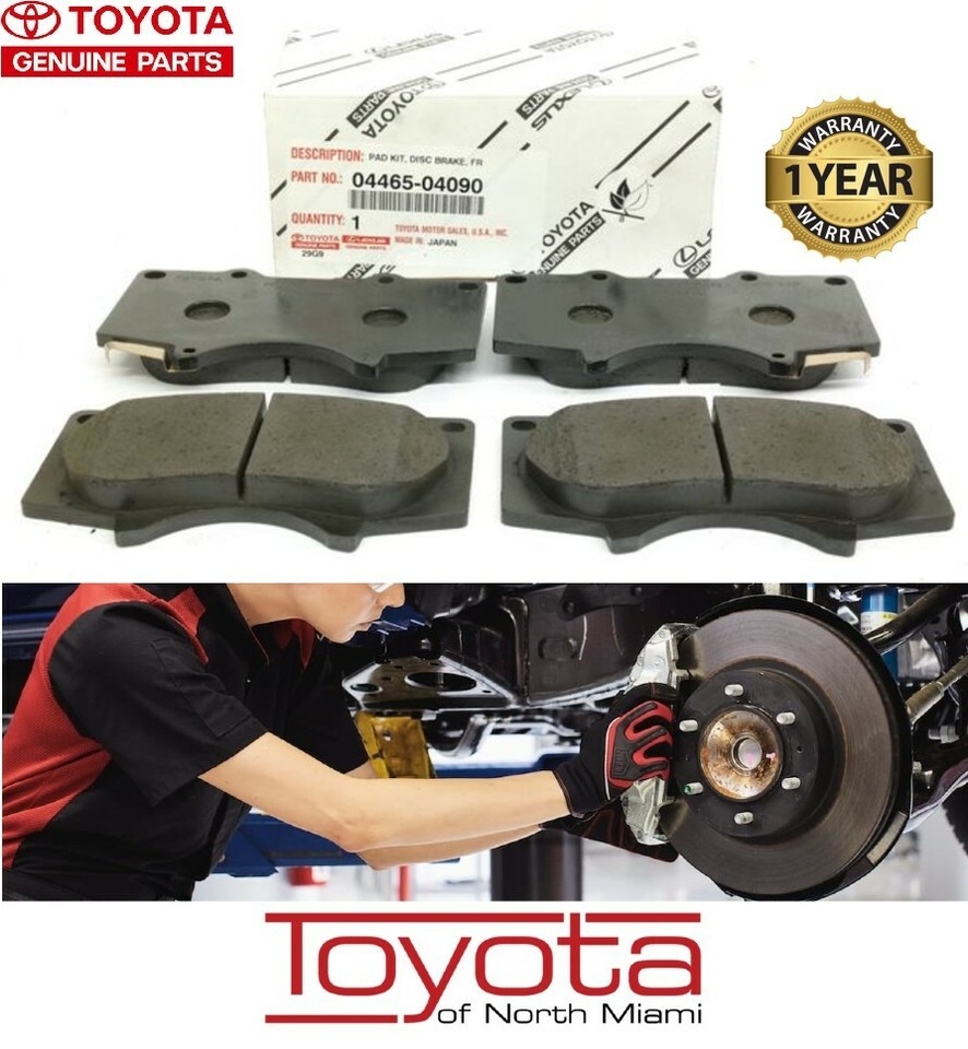 Genuine Toyota 2015-2025 Tacoma Ceramic Front Brake Pads OEM 04465 ...