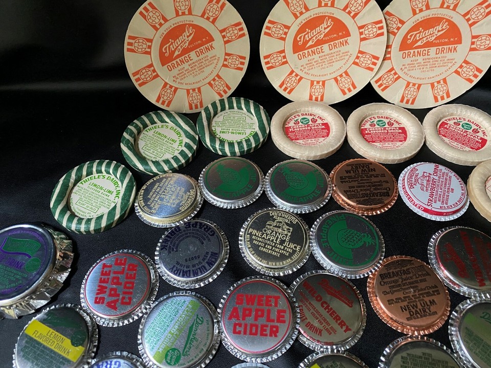 60 Vintage Soda Caps of Various Styles & Sizes " NOS" | eBay