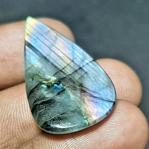 Labradorite Purple Flash Stone Natural Cabochon, Gemstone 34Cts ...
