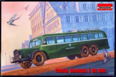 New Roden Models 1/72 VOMAG OMNIBUS 7 OR 660 German WWII Staff Bus ...
