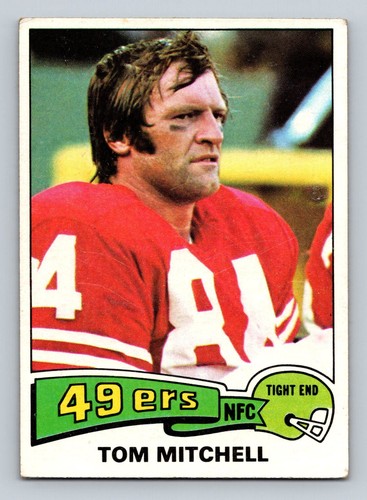 1975 Topps #195 Tom Mitchell San Francisco 49ers | eBay