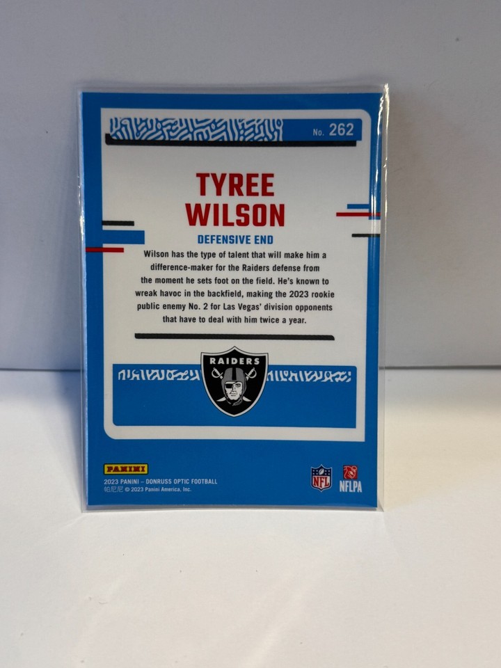 2023 Panini Donruss Optic - Rated Rookie Tyree Wilson #262 (RC) | eBay
