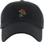 Rose Embroidery Dad Hat Baseball Cap Unconstructed Cotton | eBay
