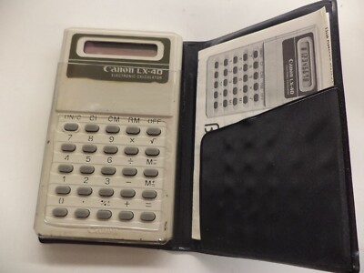 Vintage Canon LX-40 Pocket Calculator | eBay