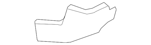 GM OEM 14-19 Silverado 1500 Fender Exterior Trim-Protector 22801019 | eBay