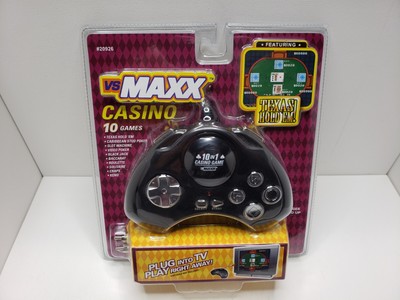 VS Maxx 10 in 1 Casino Games All Video Game Plug & Play Slots Poker ...