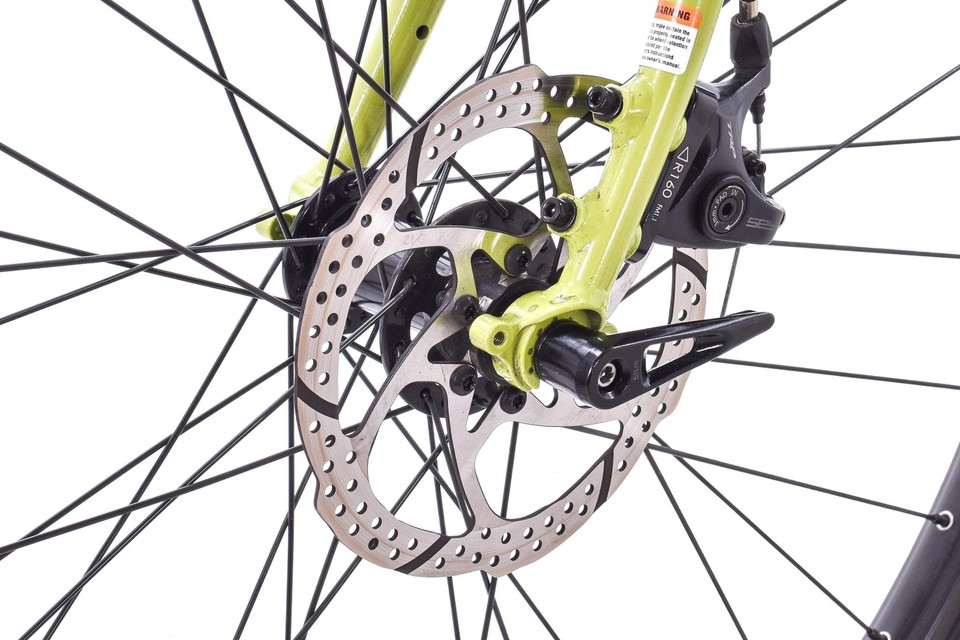 USED Surly Disc Trucker 60cm Steel Touring Bike Shimano 3x9 Speed Green ...