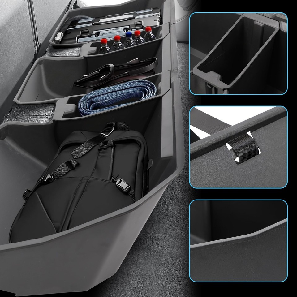 POPSTORE Rear Under Seat Storage Compatible with Tesla Cybertruck 2024 ...