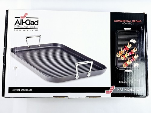 All-Clad Metal Crafters Double Burner Griddle 13”x 20” Commercial ...