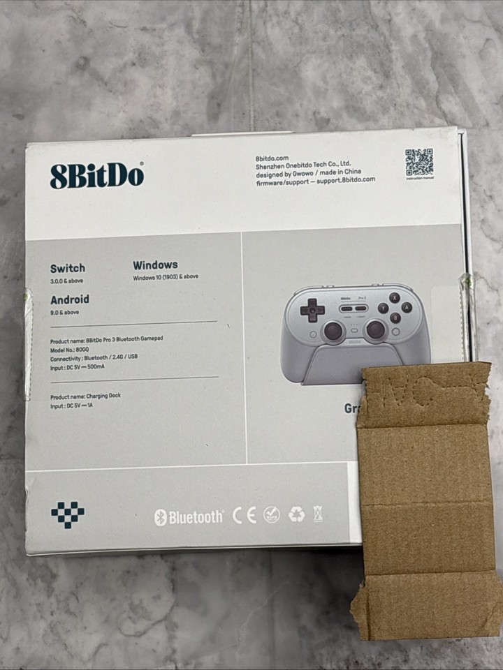 #8BitDo Pro 3 Bluetooth Gamepad, w/Dock Switch, Win, SteamOS, Android ...