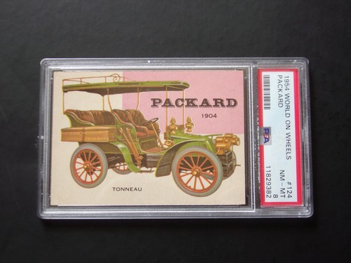 1954 World on Wheels, Packard, Tonneau, Card# 124, PSA-8 | eBay
