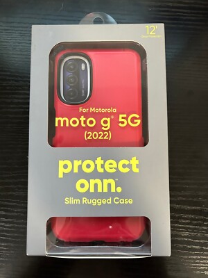 NIB Protect Onn Slim Rugged Case For Motorola Moto G 5G 2022 12" Drop ...