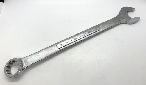 🇺🇸 Craftsman Tools 25mm Metric Offset Head Combination WRENCH 12-Pt 13. ...