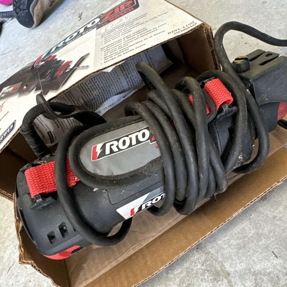 Bosch RotoZip RZ1 5 Amp 30,000 RPM 1/4" Collet Rotary Tool Spiral Saw ...