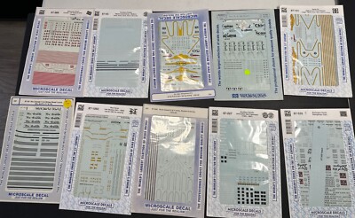Lot Of 10 Micro Scale Decals Train Ho Mixed lot. Lot Micro 2 | eBay