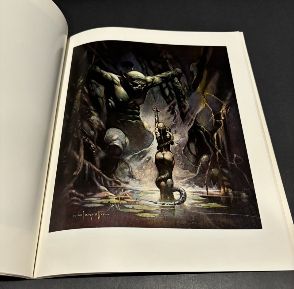 Vintage Comic 1975 Fantastic Art Of Frank Frazetta & 1977 Book Two ...