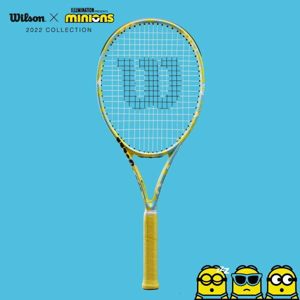 Wilson x Minions Clash 100 V2 4 1/4 Tennis Racket - Blue/Yellow for ...