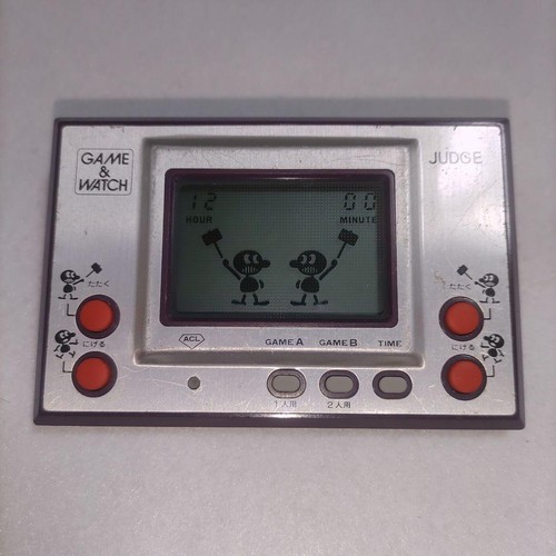 Nintendo Game & Watch Judge IP-05 Purple Wide Screen Vintage Game ...