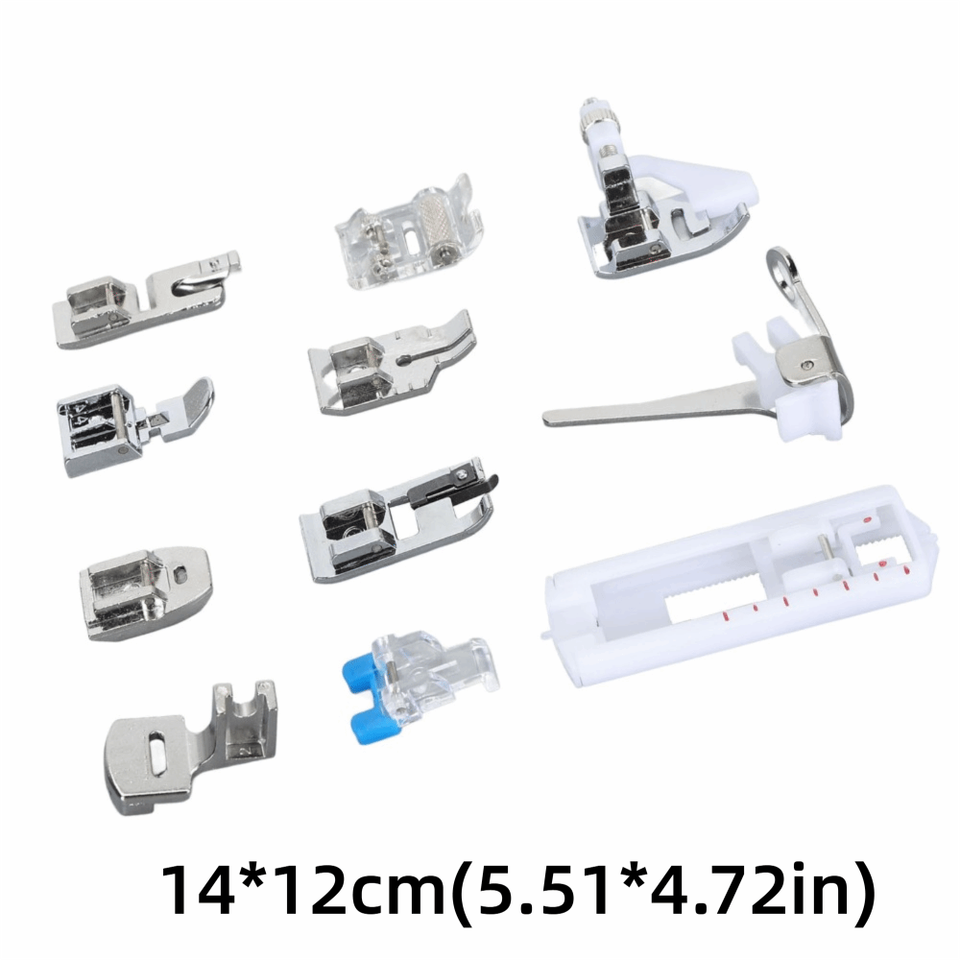 11pcs Snap On Design Sewing Machine Presser Foot Set Home Sewing | eBay ...
