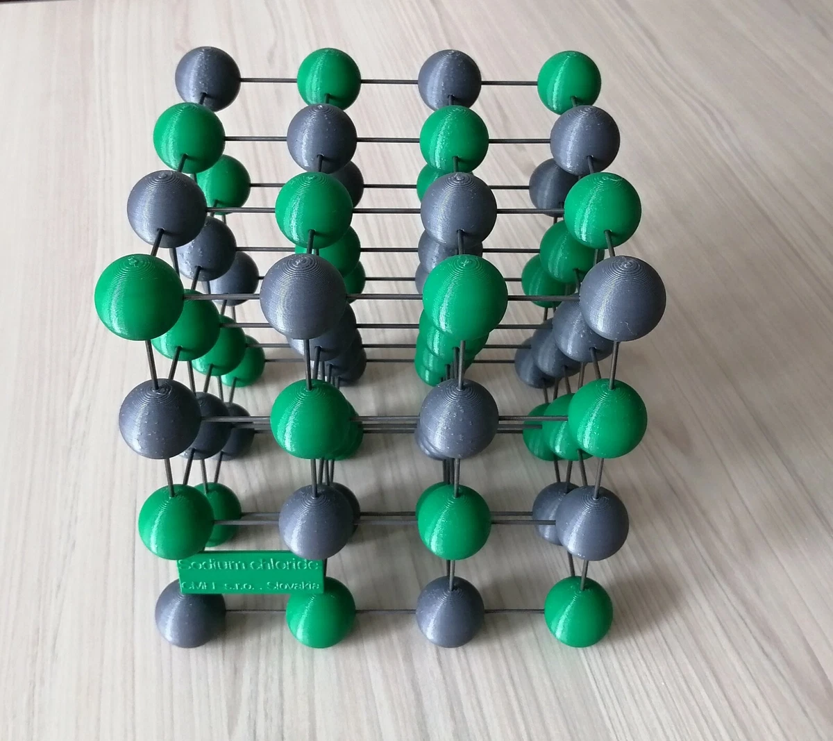 Sodium Chloride Molecule Model