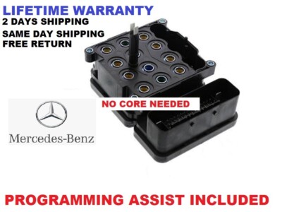 REMANUFACTURED LIFETIME WARRANTY Mercedes ABS Pump Module Control Unit ...
