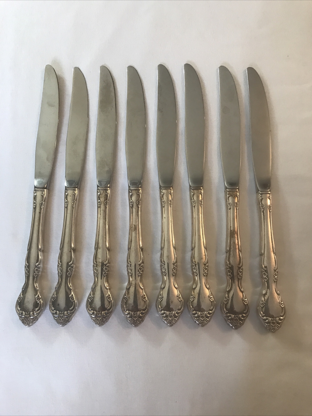 53 Pc Oneida Community Affection Silver-plated Flatware + 8 1881 Rogers ...