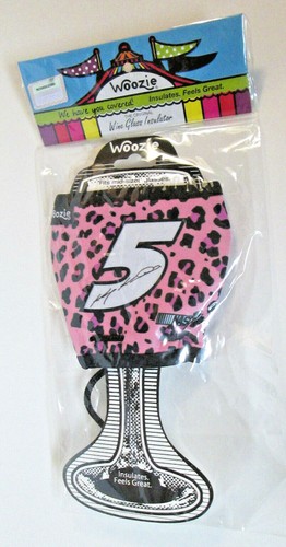 Woozie Wine Glass Koozie Drink Insulator Nascar Race Driver #5 Kasey ...