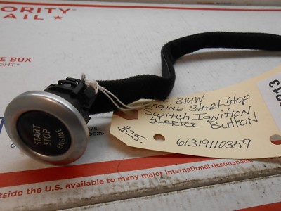 04-10 BMW engine start/stop switch ignition starter button 61319110359 ...