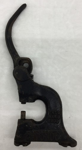 Antique Cast Iron Leather Riveter / Hand Tool /HSB & Co. 'Rev o Noc ...