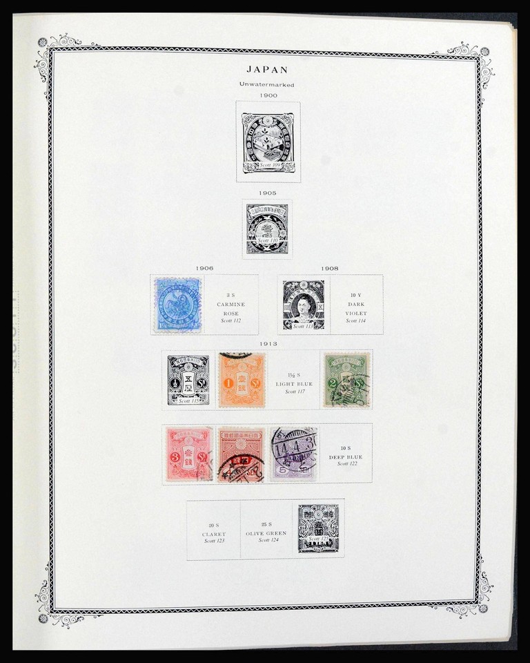 Lot 39960 Stamp collection Japan 1876-1985 in Scott album. | eBay