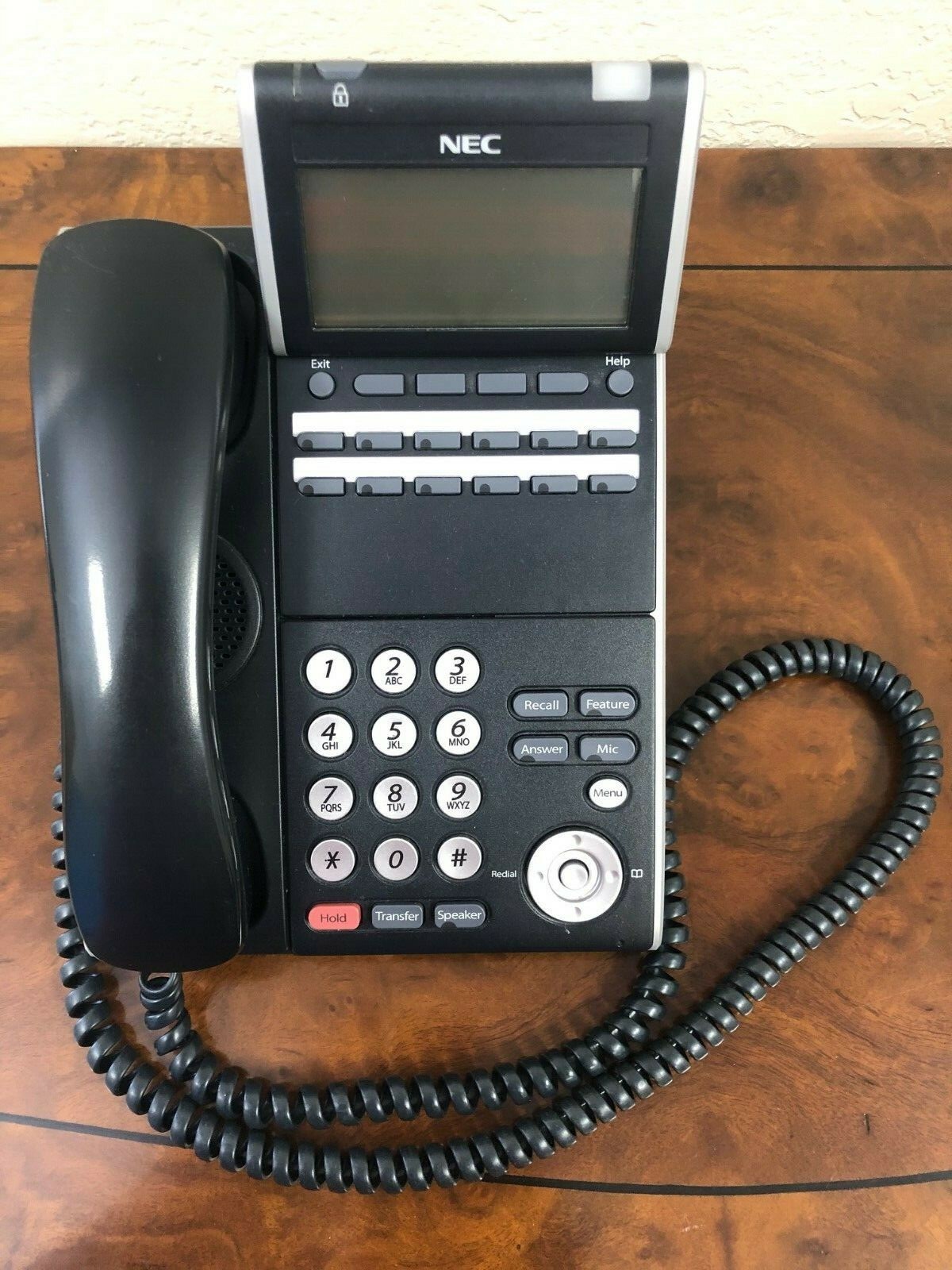 Lot Of 10 NEC DT700 ITL-12D-1 (BK) Black 12-Button IP Display Phone ...