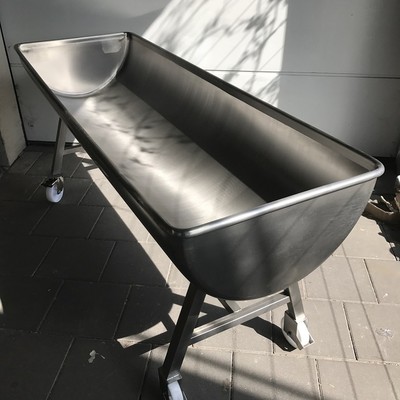 300 L Mengmulde Edelstahl Mulde Mischwanne Mengwanne Molle Mengtrog ...