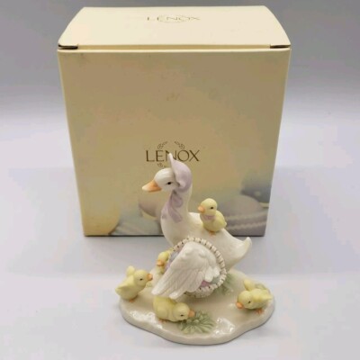 Lenox "Springtime Stroll" Goose And Goslings Figurine Easter Spring (M ...