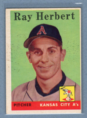 1958 Topps #379 Ray Herbert (st) VG GO129 | eBay