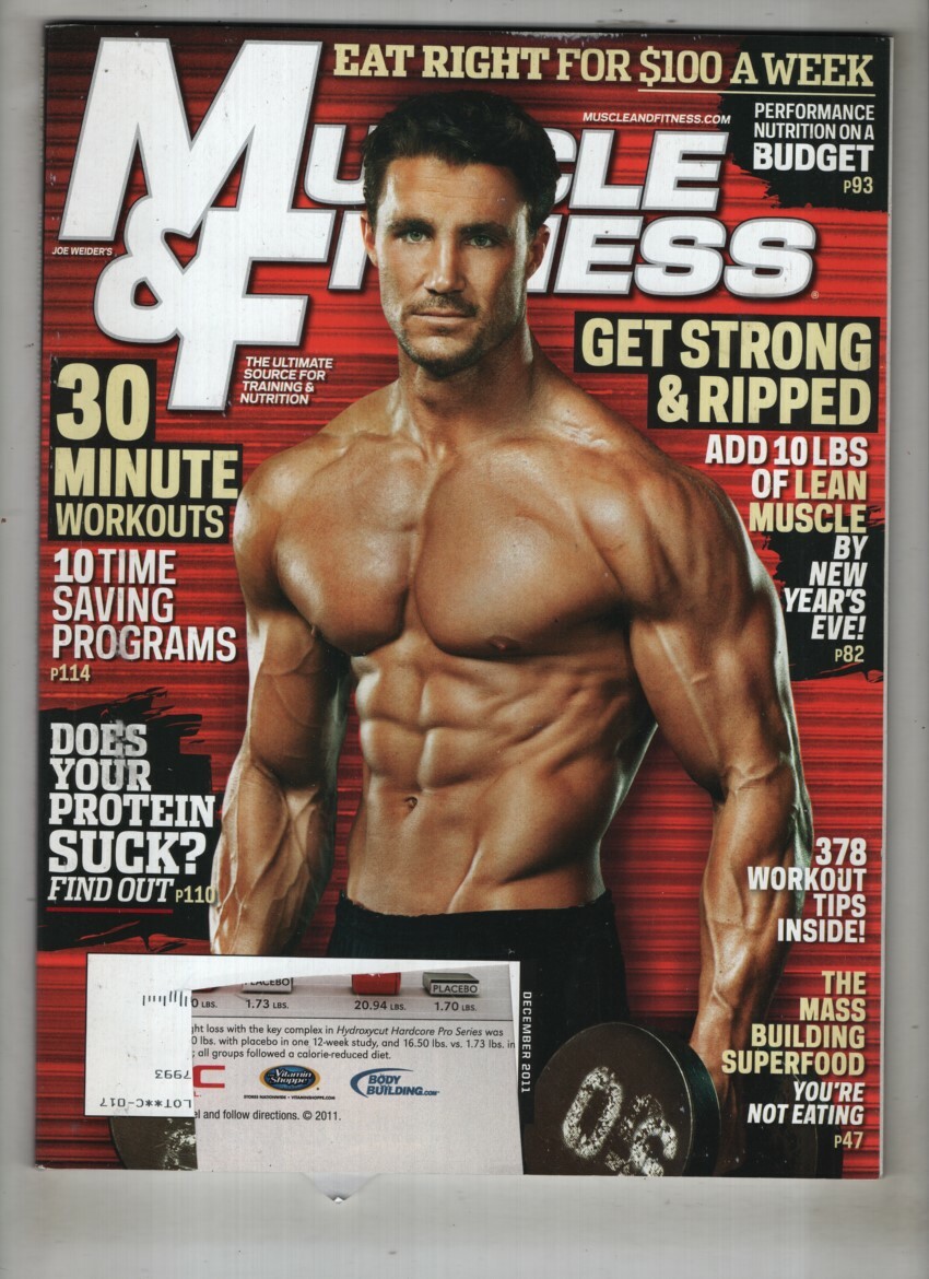Muscle & Fitness Mag Greg Plitt Alex Zerega December 2011 101421nonr | eBay