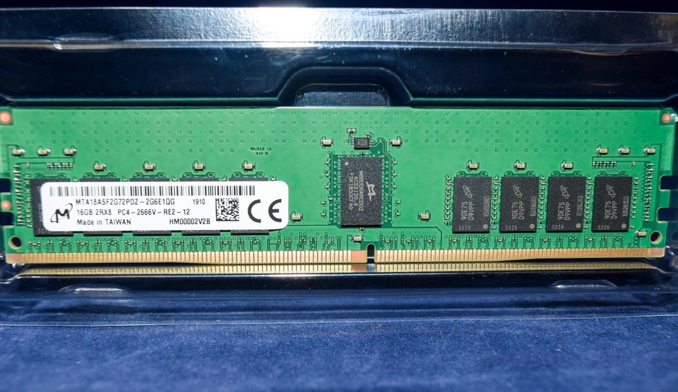 MTA18ASF2G72PDZ-2G6E1 MICRON 16GB (1X16GB) 2RX8 PC4-2666V DDR4 MEMORY ...