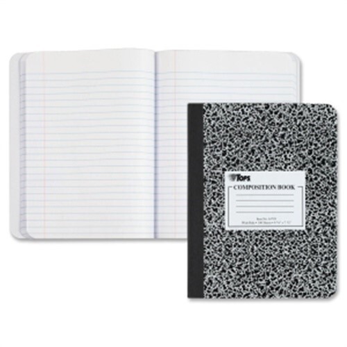 Composition Book W/Hard Cover, Wide Rule, 100 Sheets/Pad [Set of 3 ...