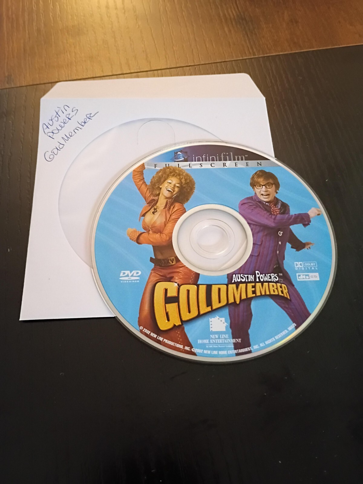 Austin Powers in Goldmember (DVD, 2002)-Disk Only-No Tracking-No ...