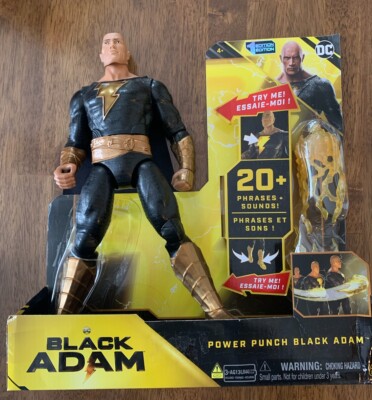 DC Comics Power Punch Black Adam 12" Action Figure 1st Edition 20 ...