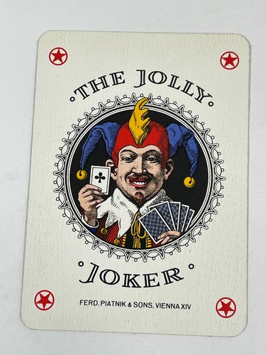 1L One Single Swap Playing Card Artistic Art The Jolly Joker Ferd ...