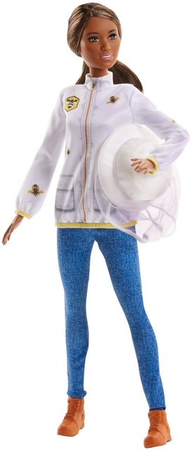 Beekeeper Barbie Playset Doll African American Bees Honey Mattel for ...