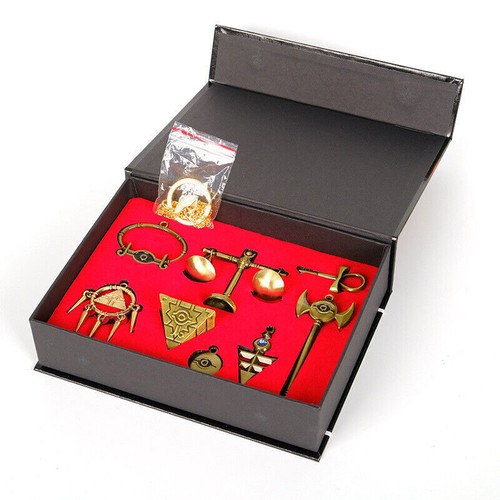 New Yu-Gi-Oh! 8 Pcs/set Millennium Items Puzzle Pendant Necklace ...